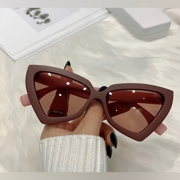 Accessories | Triangle Cat Eye Sunglasses | Poshmark